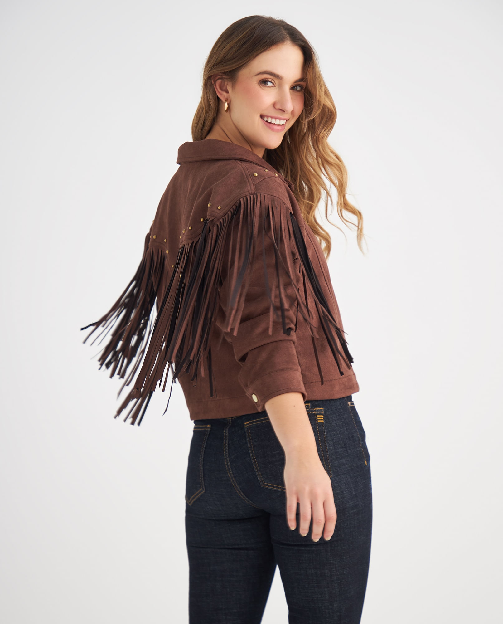 Chaqueta de estilo texano para mujer